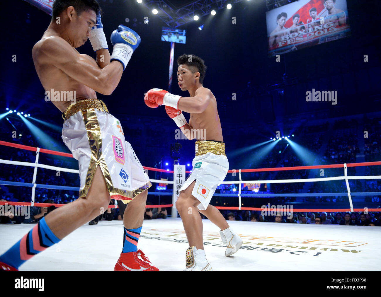 Tokyo, Japan. 29th Dec, 2015. (L-R) Rene Dacquel (PHI), Takuma Inoue ...