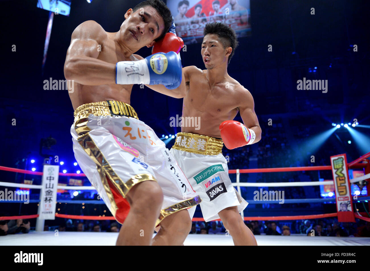 Tokyo, Japan. 29th Dec, 2015. (L-R) Rene Dacquel (PHI), Takuma Inoue ...