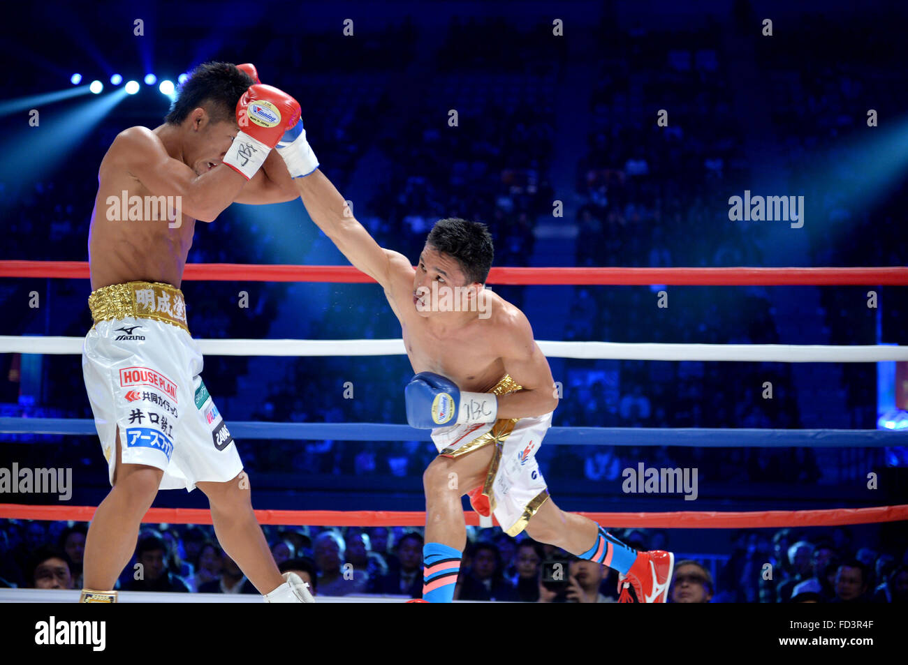 Tokyo, Japan. 29th Dec, 2015. (L-R) Takuma Inoue (JPN), Rene Dacquel (PHI) Boxing : Rene Dacquel ...