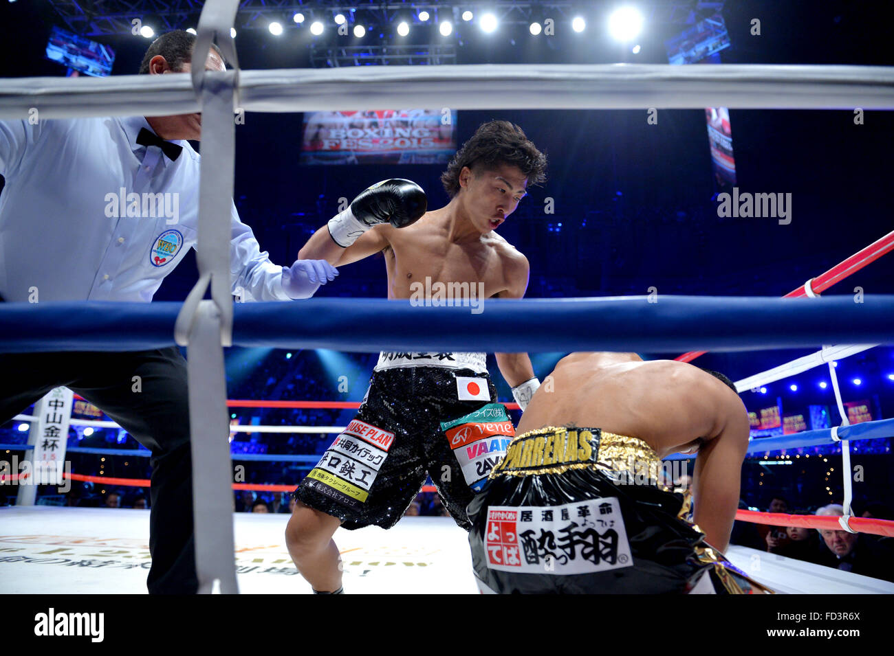 Tokyo, Japan. 29th Dec, 2015. (C-R) Naoya Inoue (JPN), Warlito Parrenas (PHI) Boxing : Naoya ...