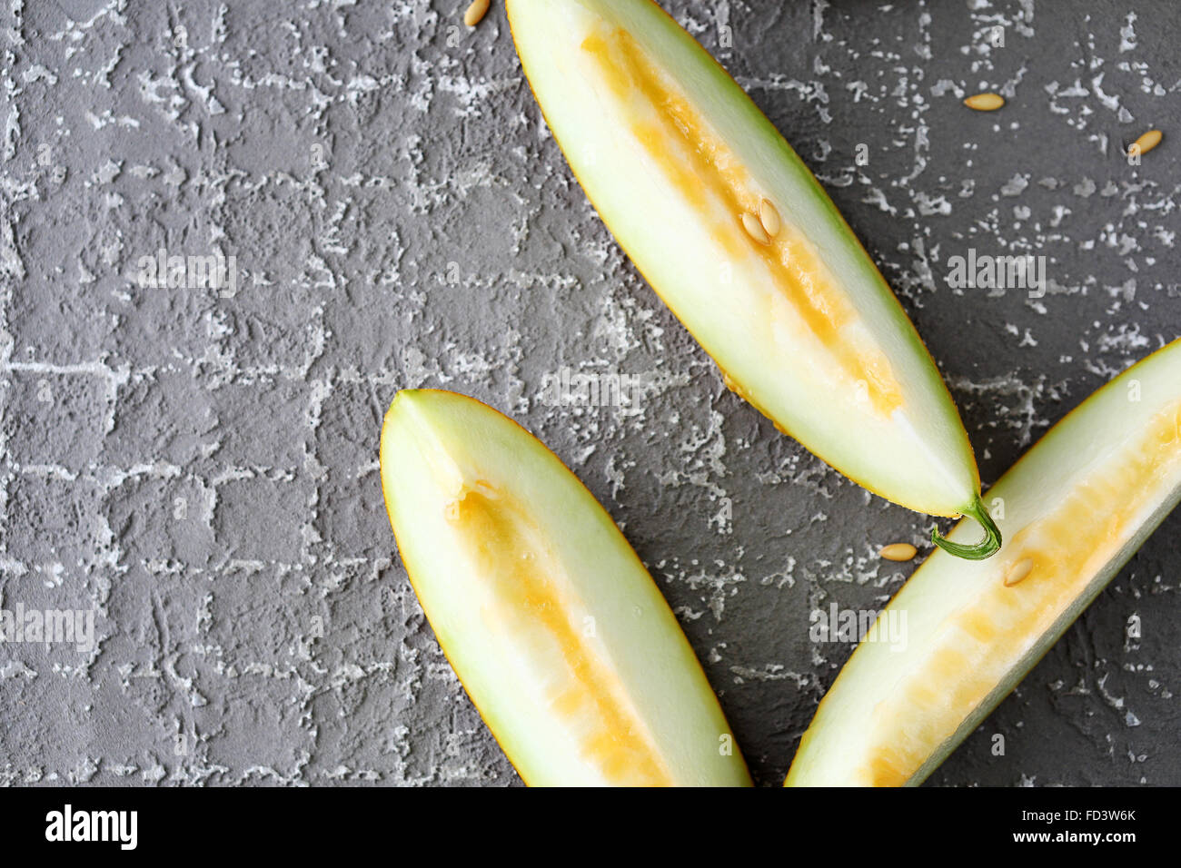 Melon melons slice hi-res stock photography and images - Alamy