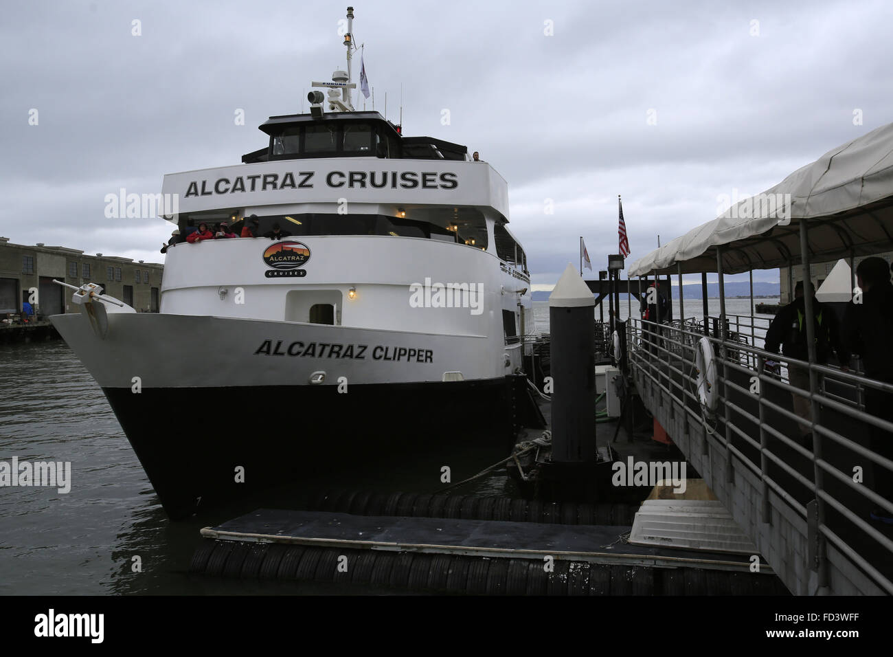 Alcatraz boat San Francisco USA Stock Photo - Alamy