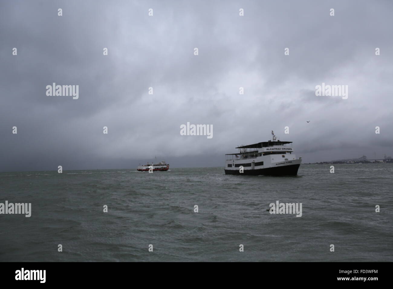 Alcatraz boat San Francisco USA Stock Photo - Alamy