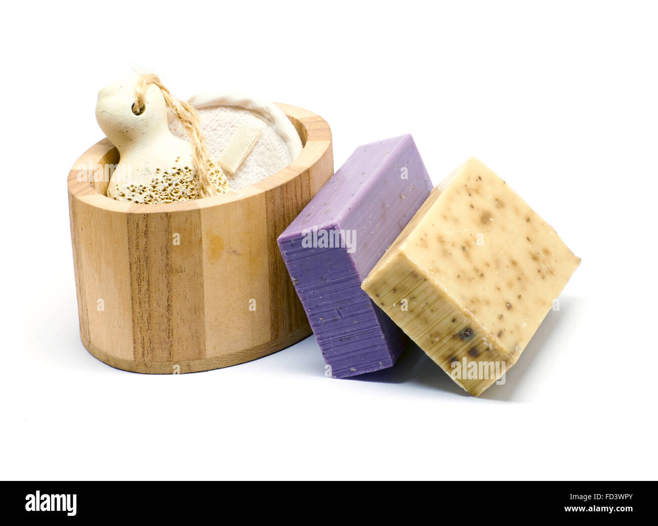 Bath kit with olive soap hi-res stock photography and images - Alamy