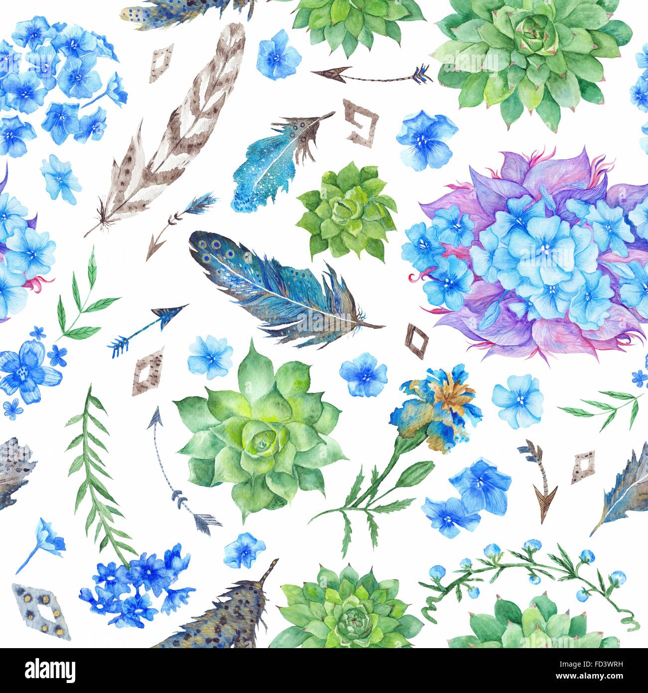 Forest boho style illustration for wallpaper, textile, event design ...