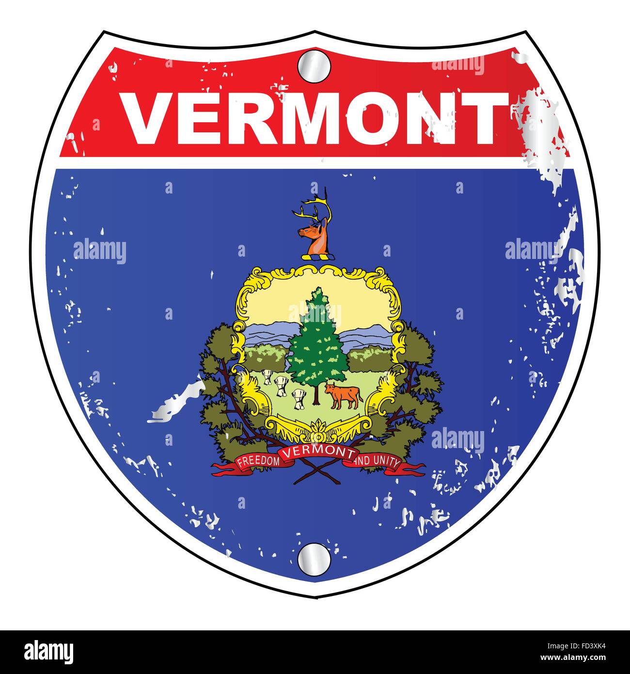 Vermont icon hi-res stock photography and images - Alamy