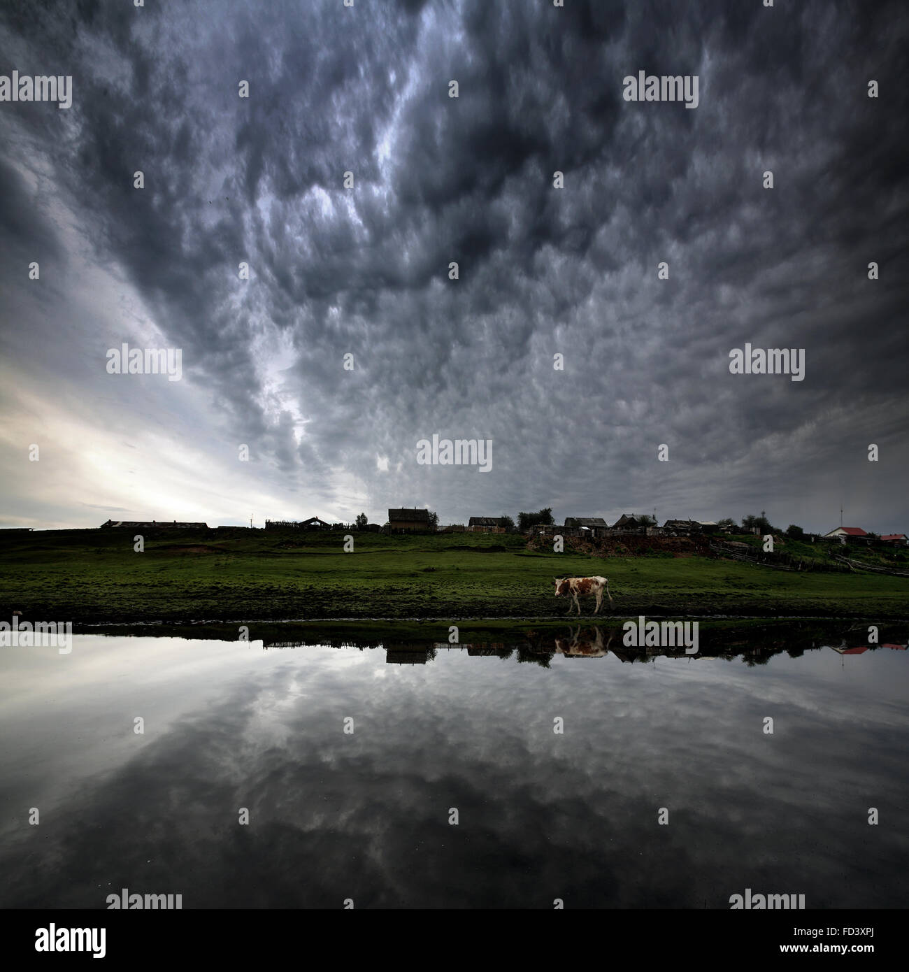 Winter North Pole Village Mohe County Heilongjiang Province China Stock ...