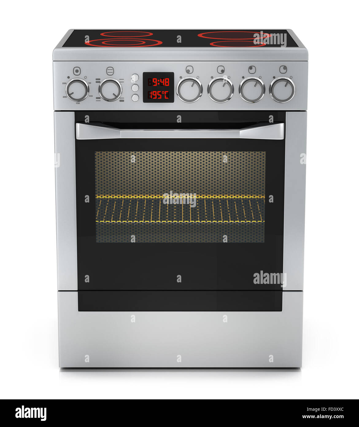 Electric stove Cut Out Stock Images & Pictures - Alamy
