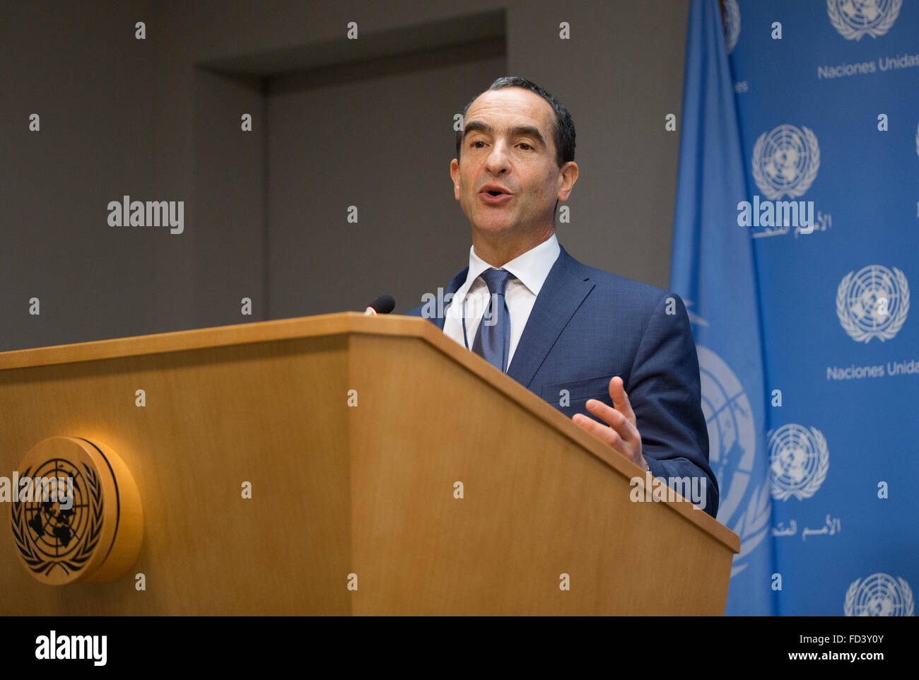 New York, United States. 27th Jan, 2016. Michael Liebreich, Founder and ...
