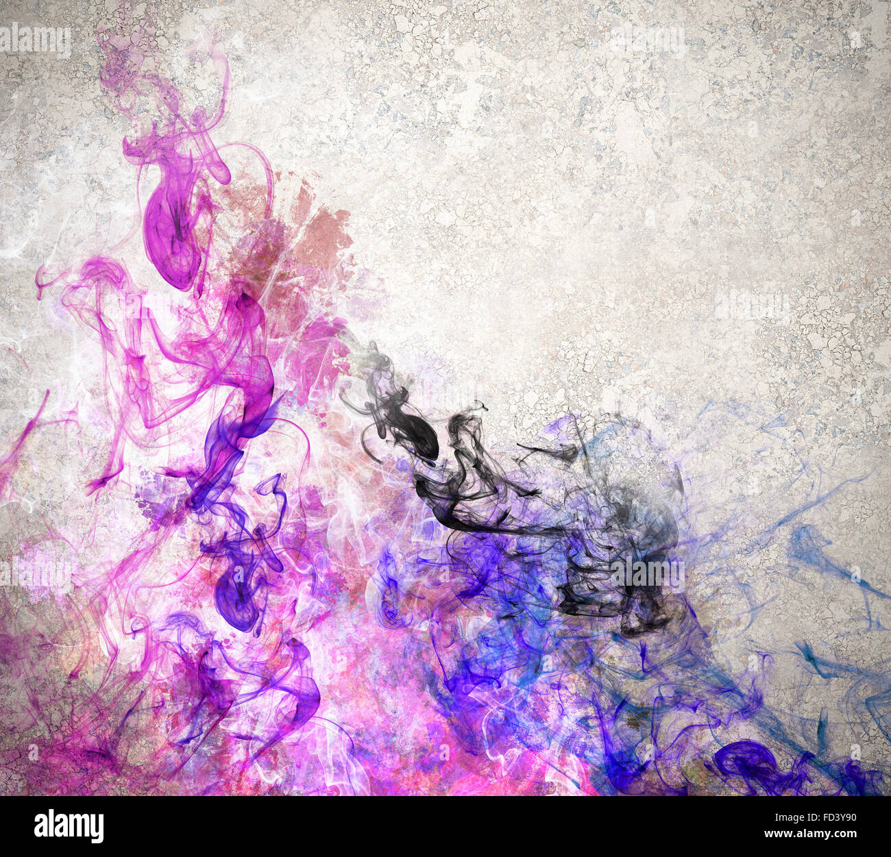 Background image with color fumes and splashes Stock Photo - Alamy