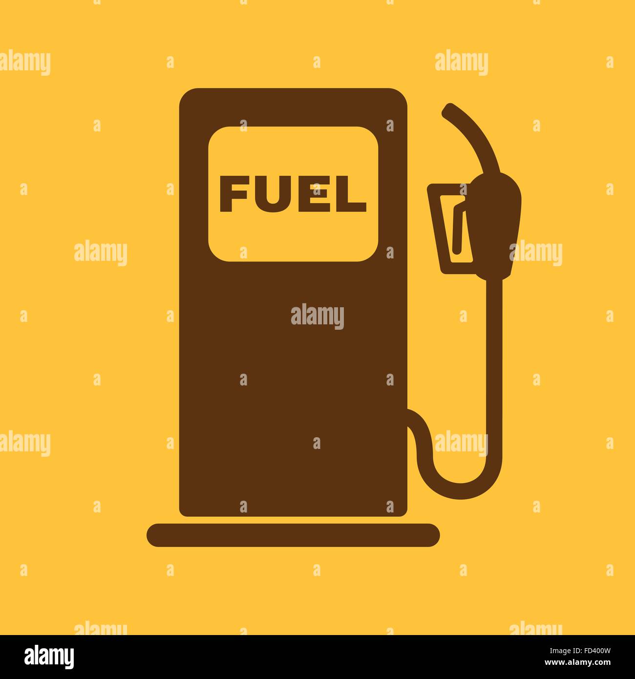 The gas station icon. Gasoline and diesel fuel symbol. Flat Stock ...