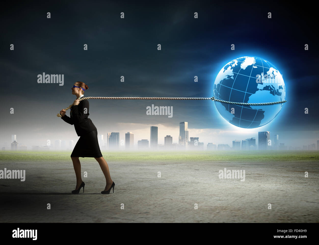 Apocalypse globe image hi-res stock photography and images - Alamy