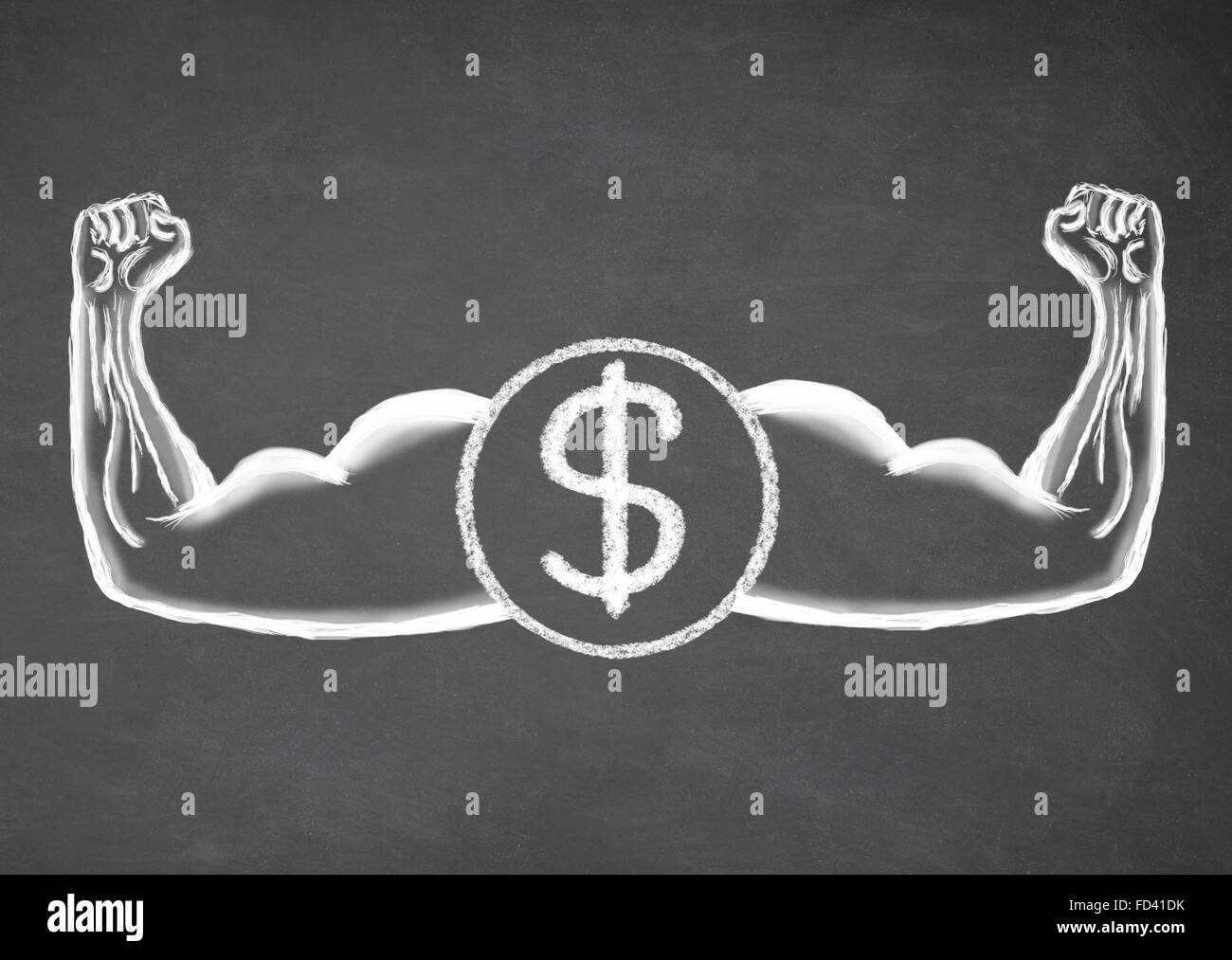 Strong dollar. Financial concept Stock Photo - Alamy
