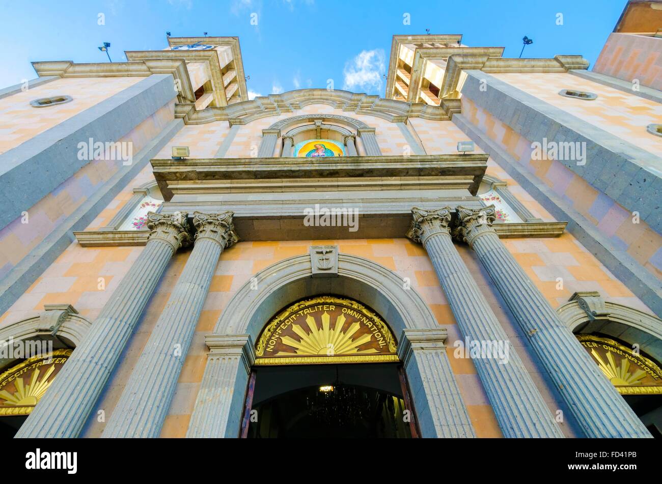 The entrance of Catedral de Nuestra Senora de Guadalupe, the first ...