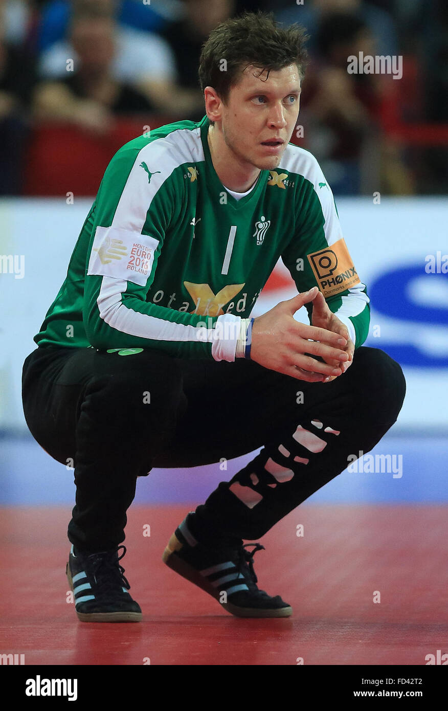 Wroclaw, Poland. 27th Jan, 2016. Denmark's Niklas Jacobsen Landin in ...