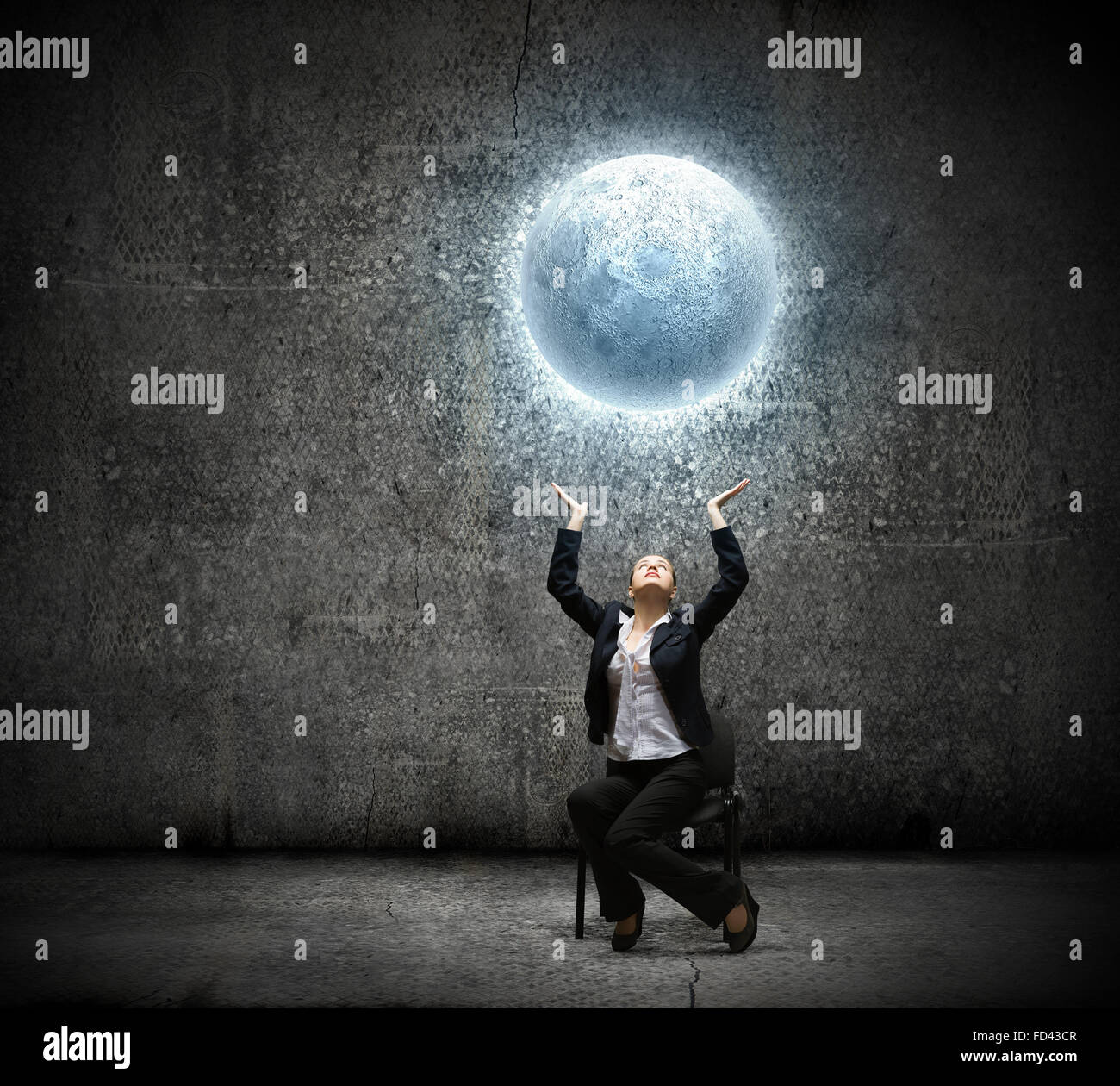 Hands above head hi-res stock photography and images - Alamy