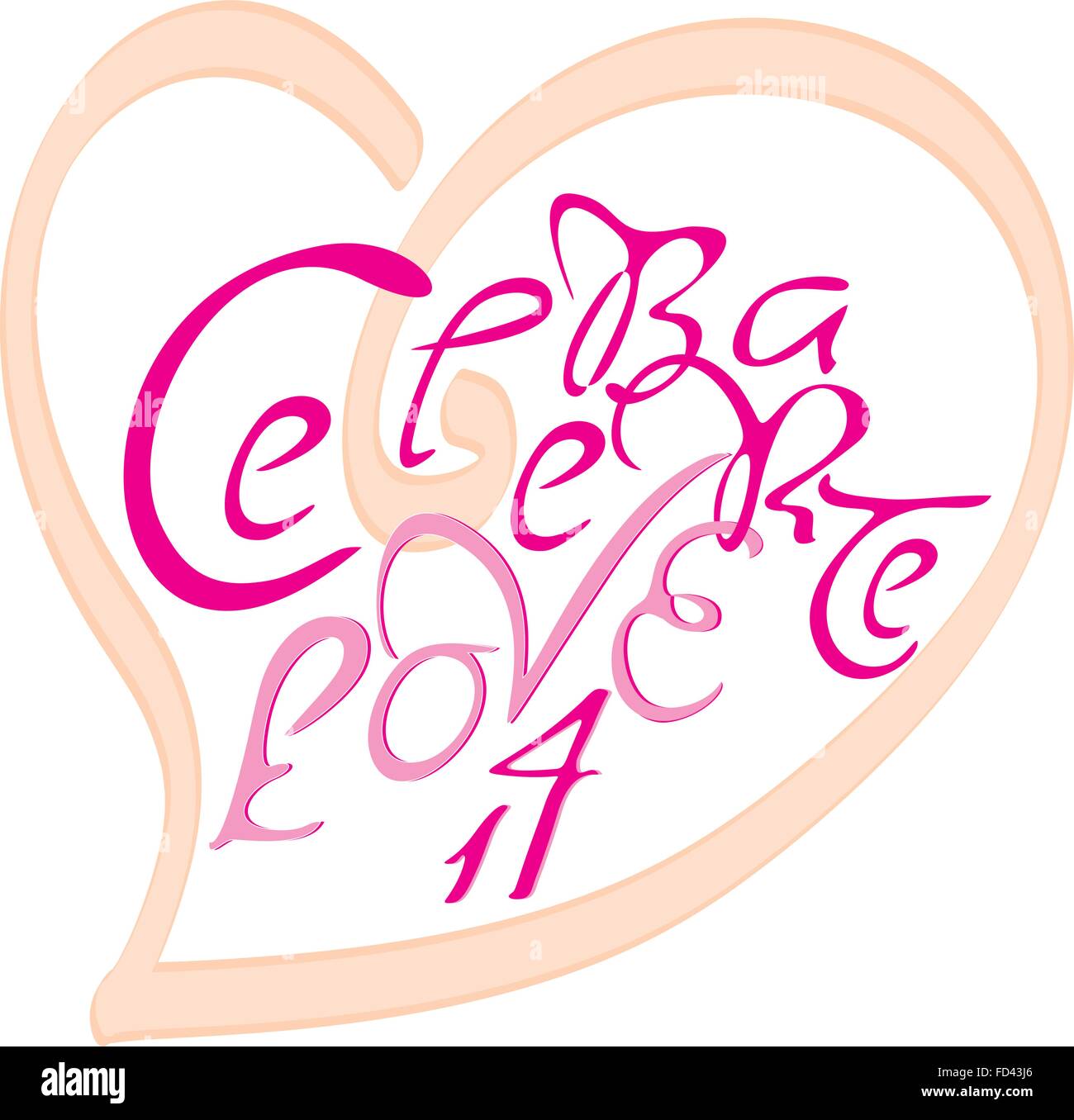 Hand-sketched doodle heart for Valentine's day Stock Vector Image & Art ...