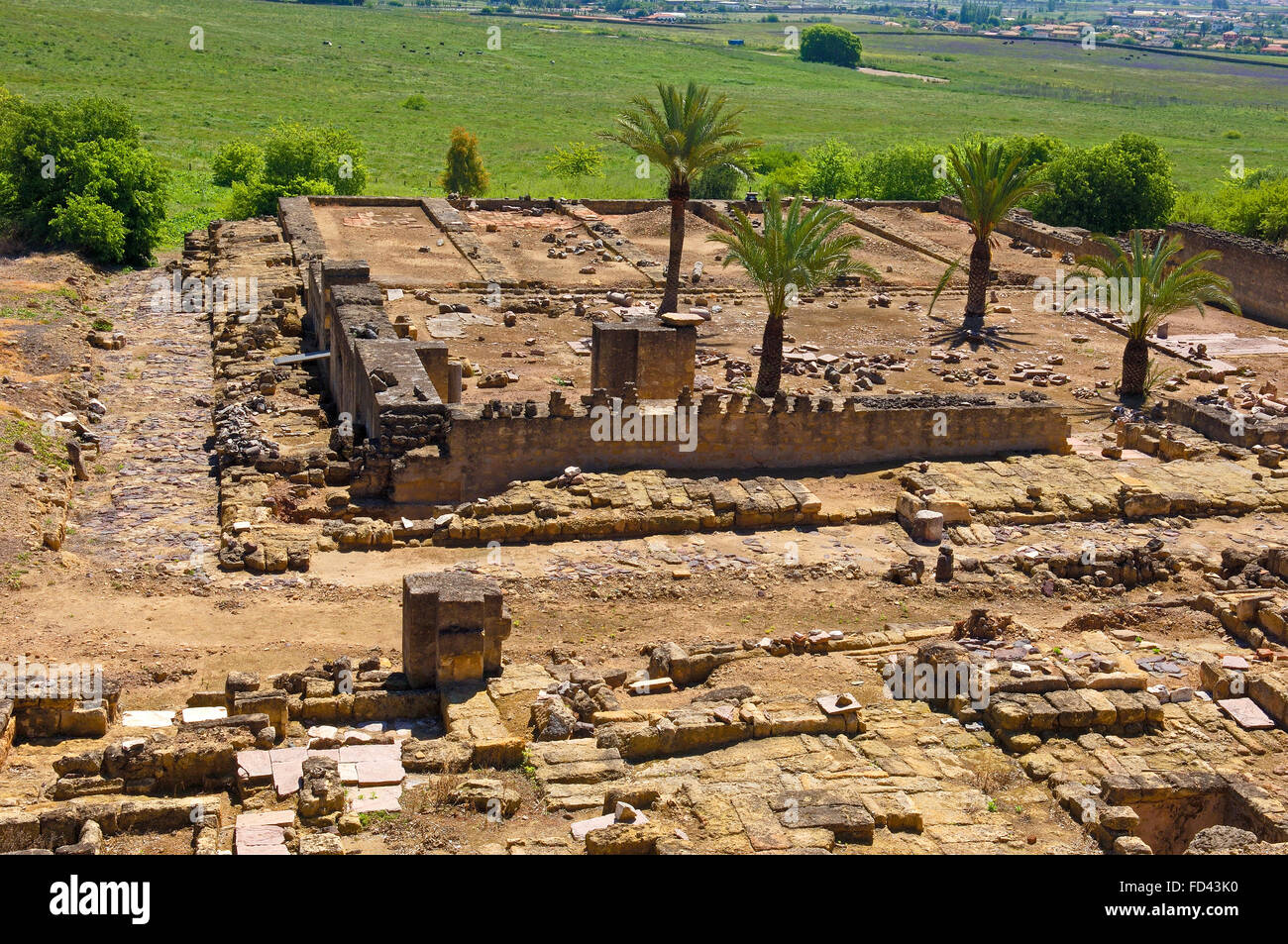Ruins of Medina Azahara, palace built by caliph Abd al-Rahman III ...