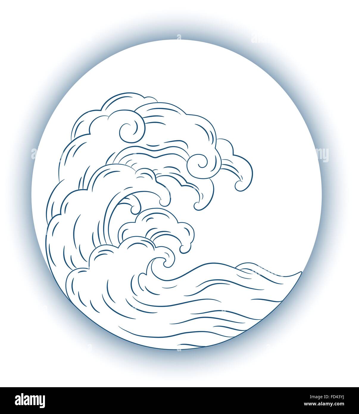 Huge surf Stock Vector Images - Alamy