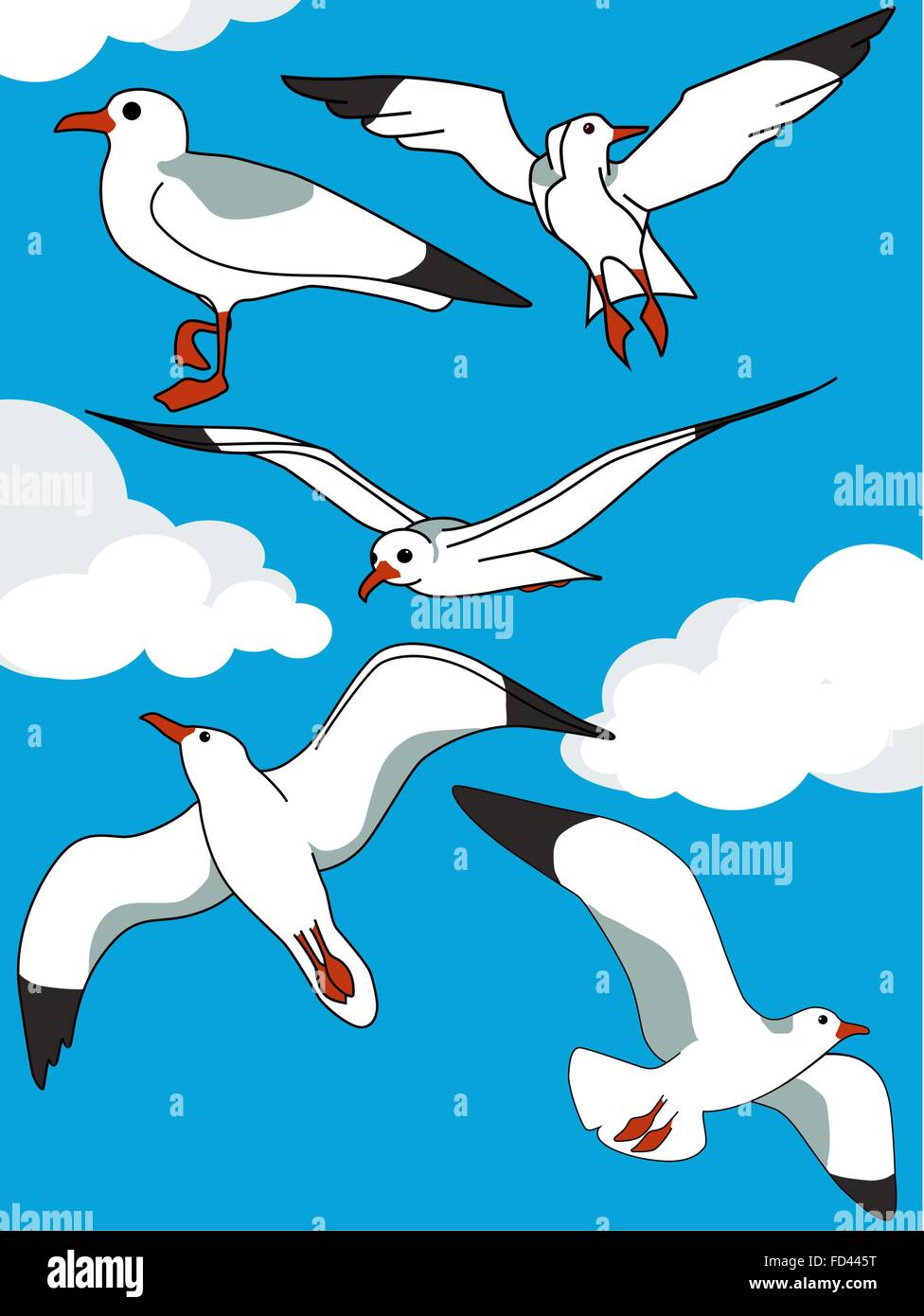 Wings set up Stock Vector Images - Alamy