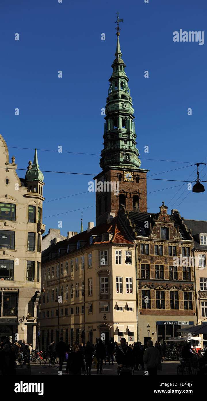 Denmark. Copenhagen. Amager Square (Amagertorv Stock Photo - Alamy