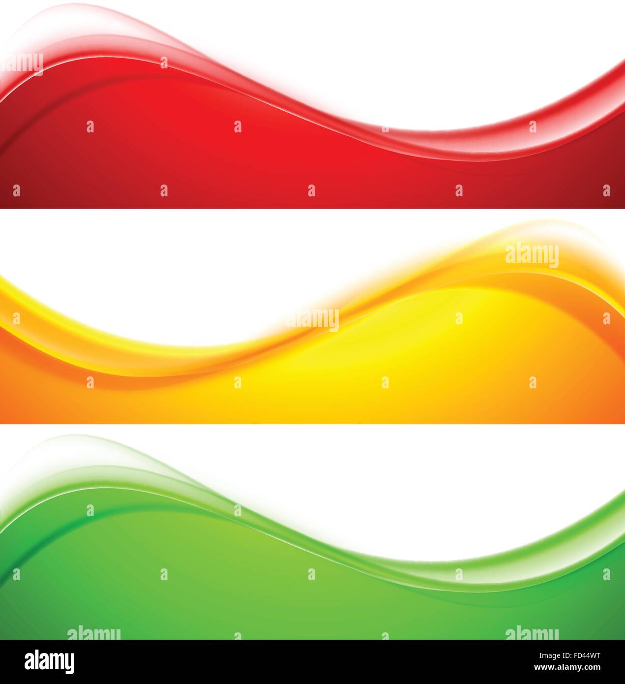 Set of wave banners Stock Vector Image & Art - Alamy