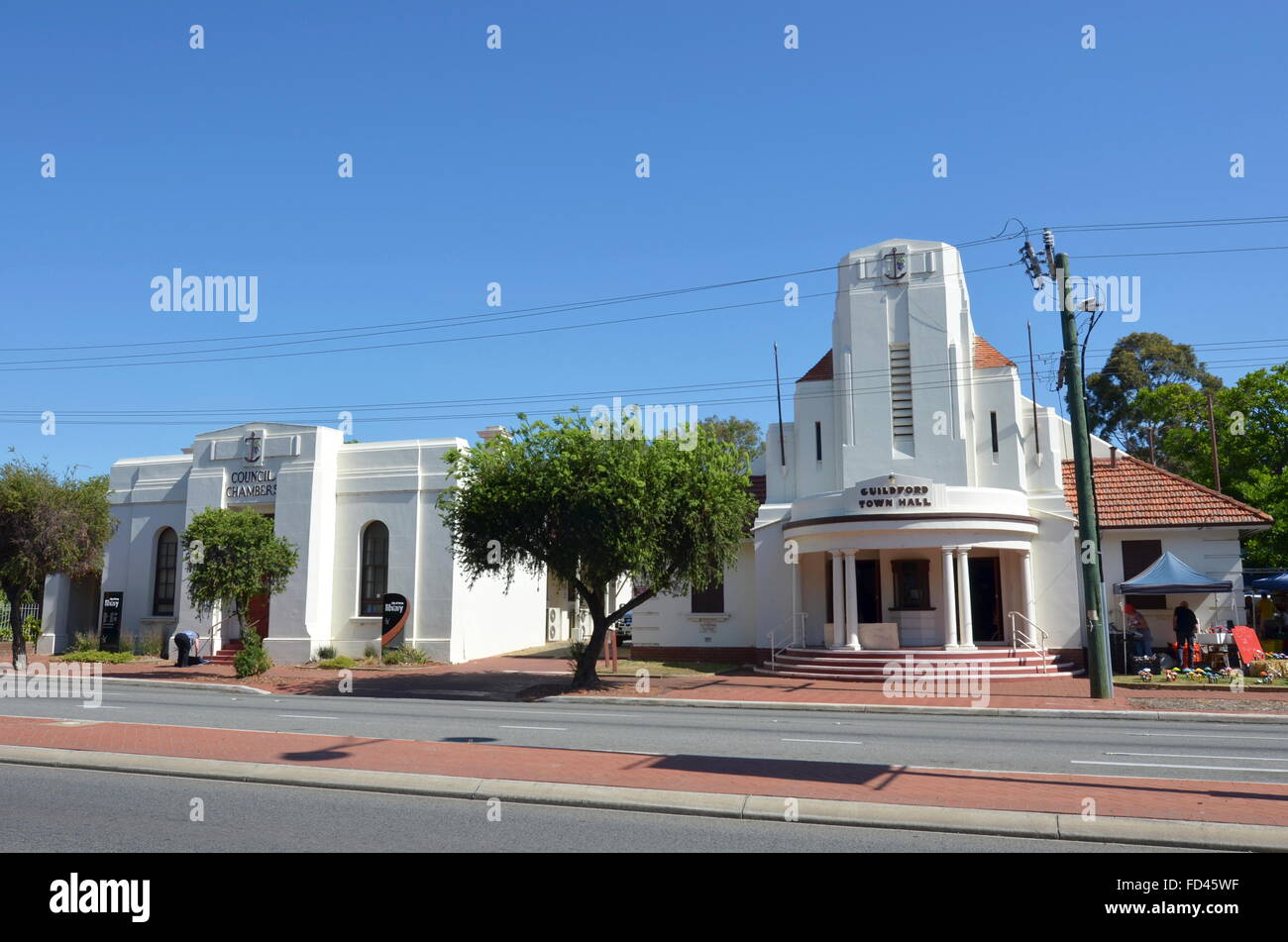 Guildford Library and Town Hall in Guildford, Australia Stock Photo - Alamy