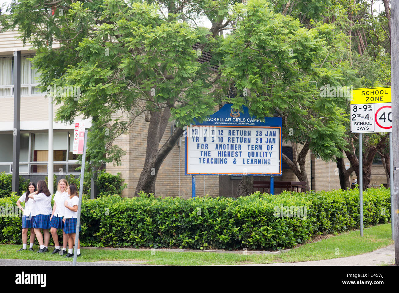 Mackellar girls school hi-res stock photography and images - Alamy