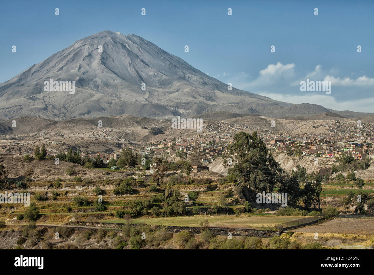 Misti, a volcano located in Arequipa, Peru Stock Photo - Alamy