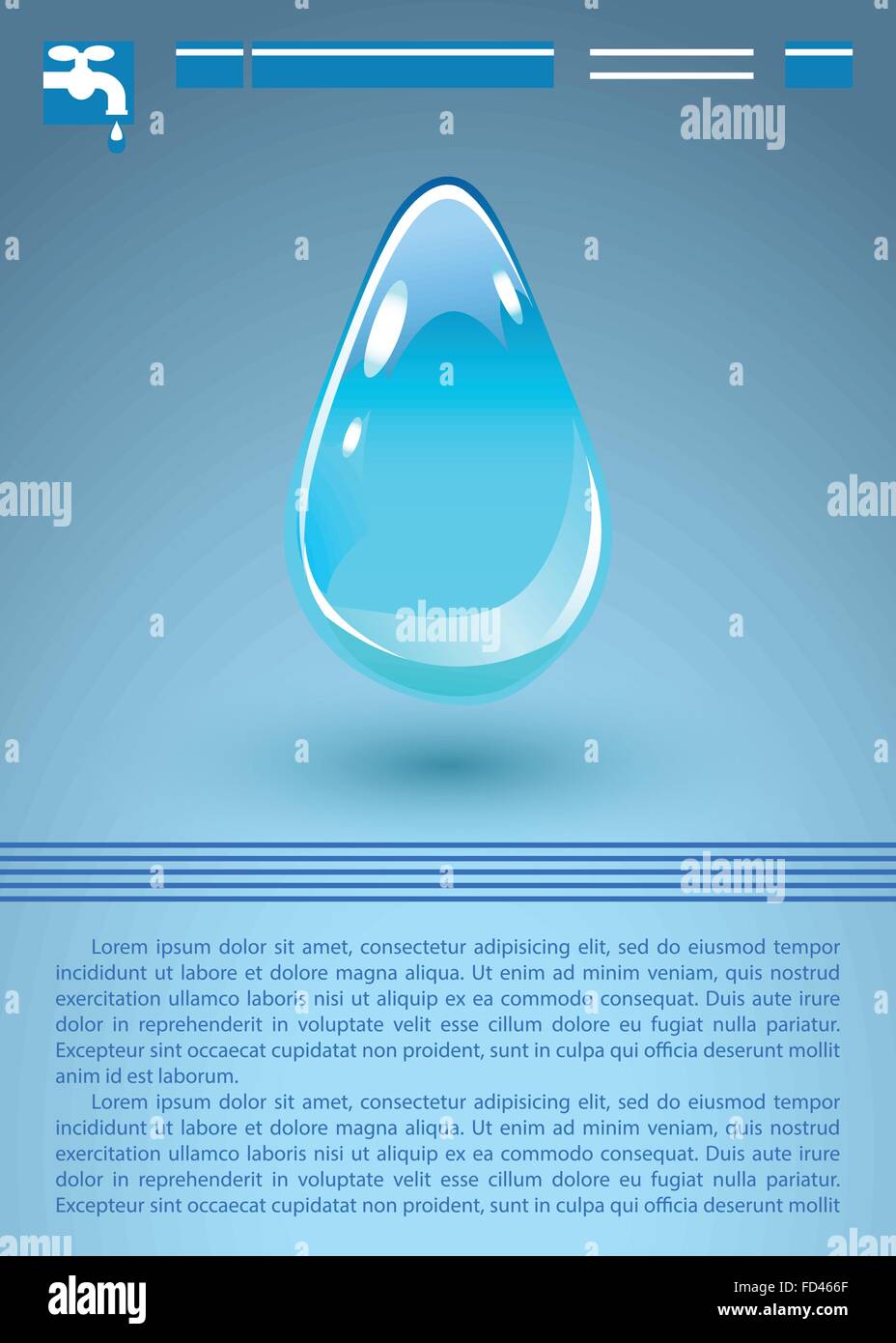 Vector Water Drop Stock Vector Image & Art - Alamy