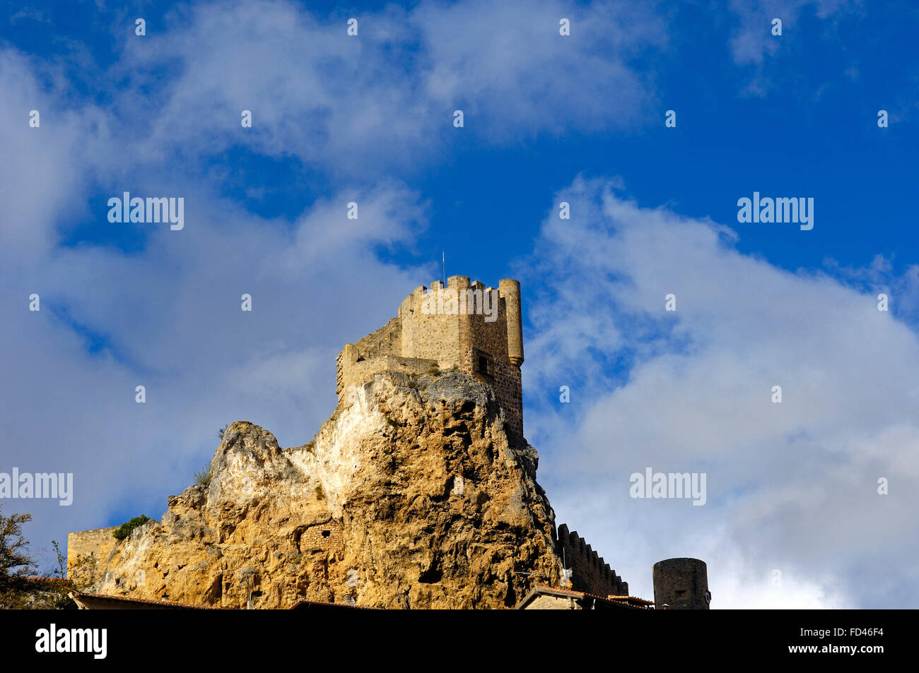 Castle of Frías. Frias. Burgos, Castilla-León. Spain Stock Photo - Alamy