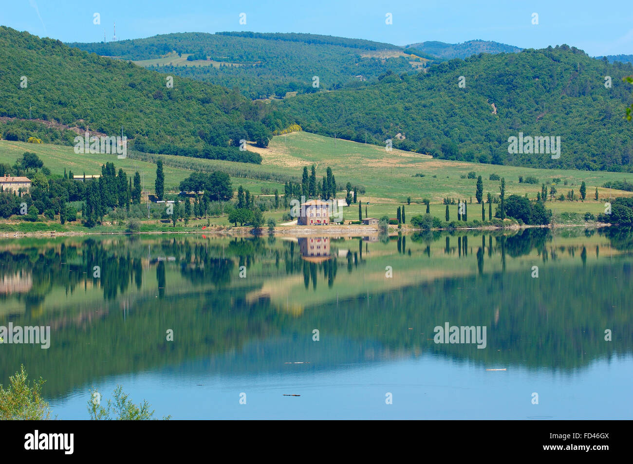 Corbara lake. Lago di Corbara. Tiber Valley. Todi. Umbria. Italy ...