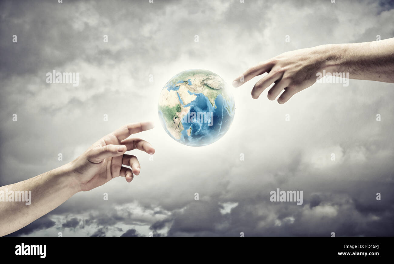 The atlas by michelangelo hi-res stock photography and images - Alamy