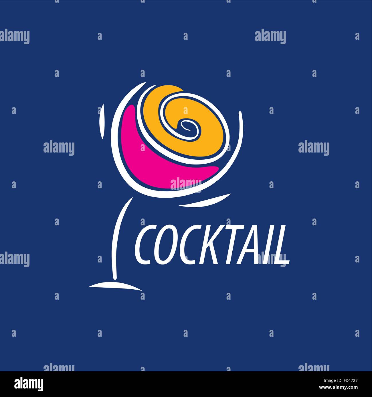 alcoholic cocktails logo Stock Vector Image & Art - Alamy