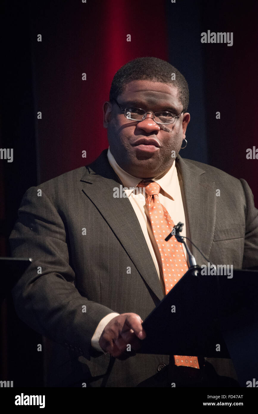 Journalist and writer Gary Younge, speaking at The Stuart Hall ...