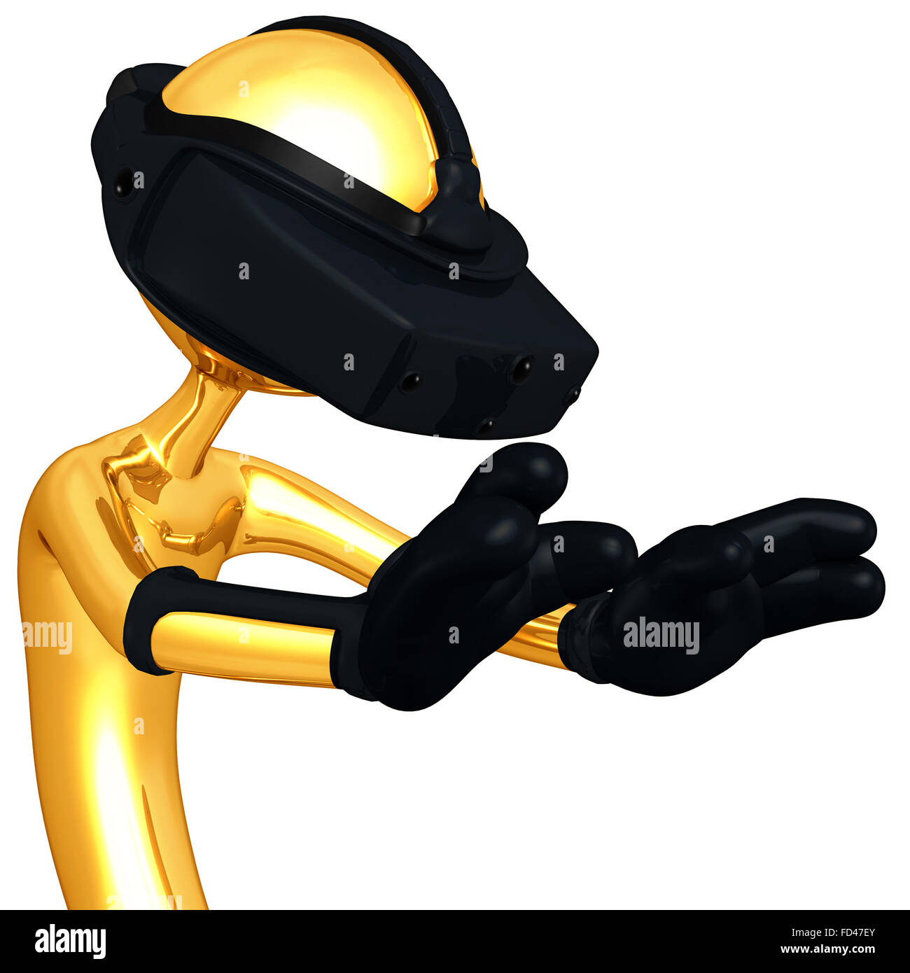 Virtual Reality illustration Stock Photo - Alamy