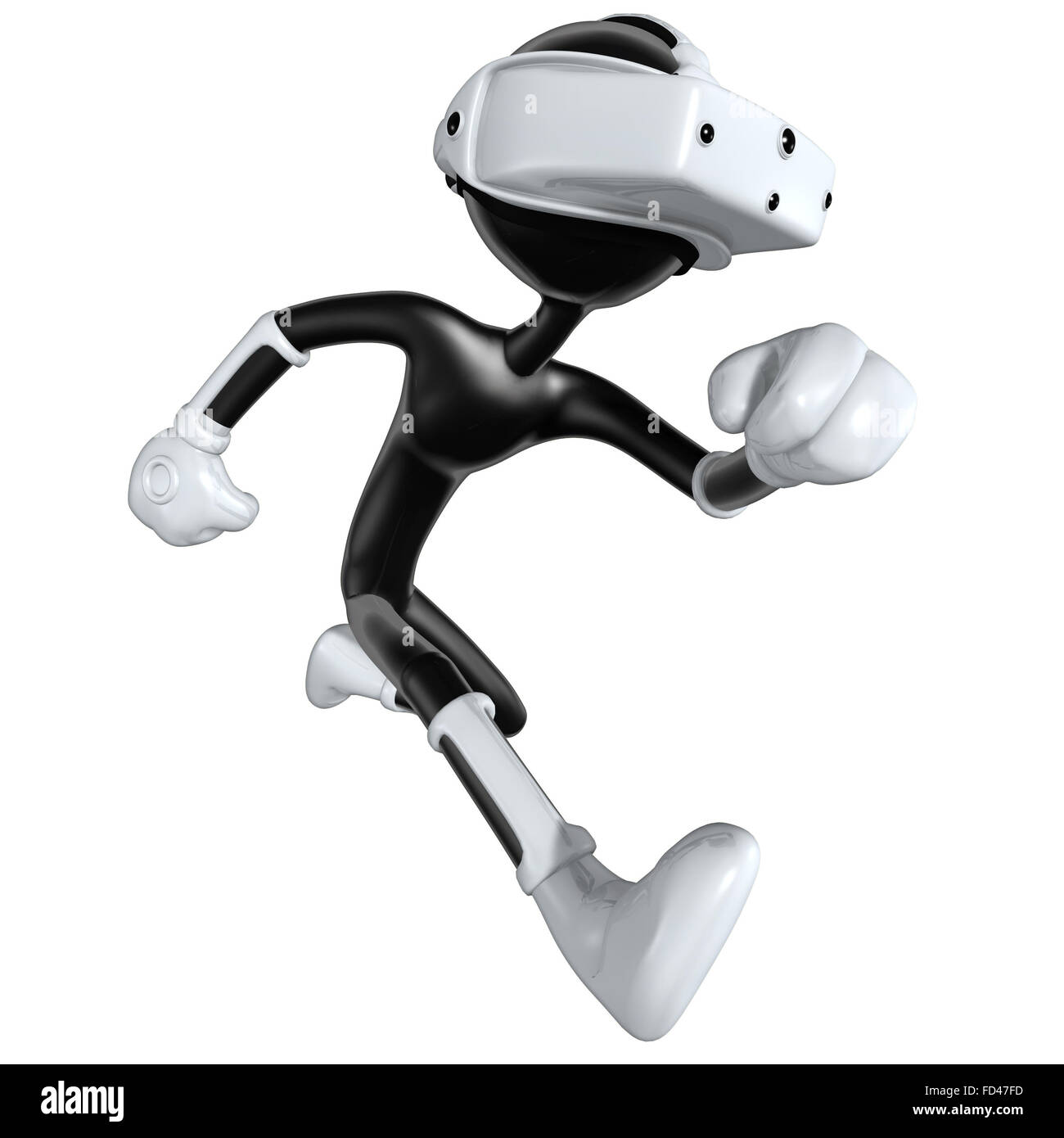 Cartoon design vr virtual hi-res stock photography and images - Alamy