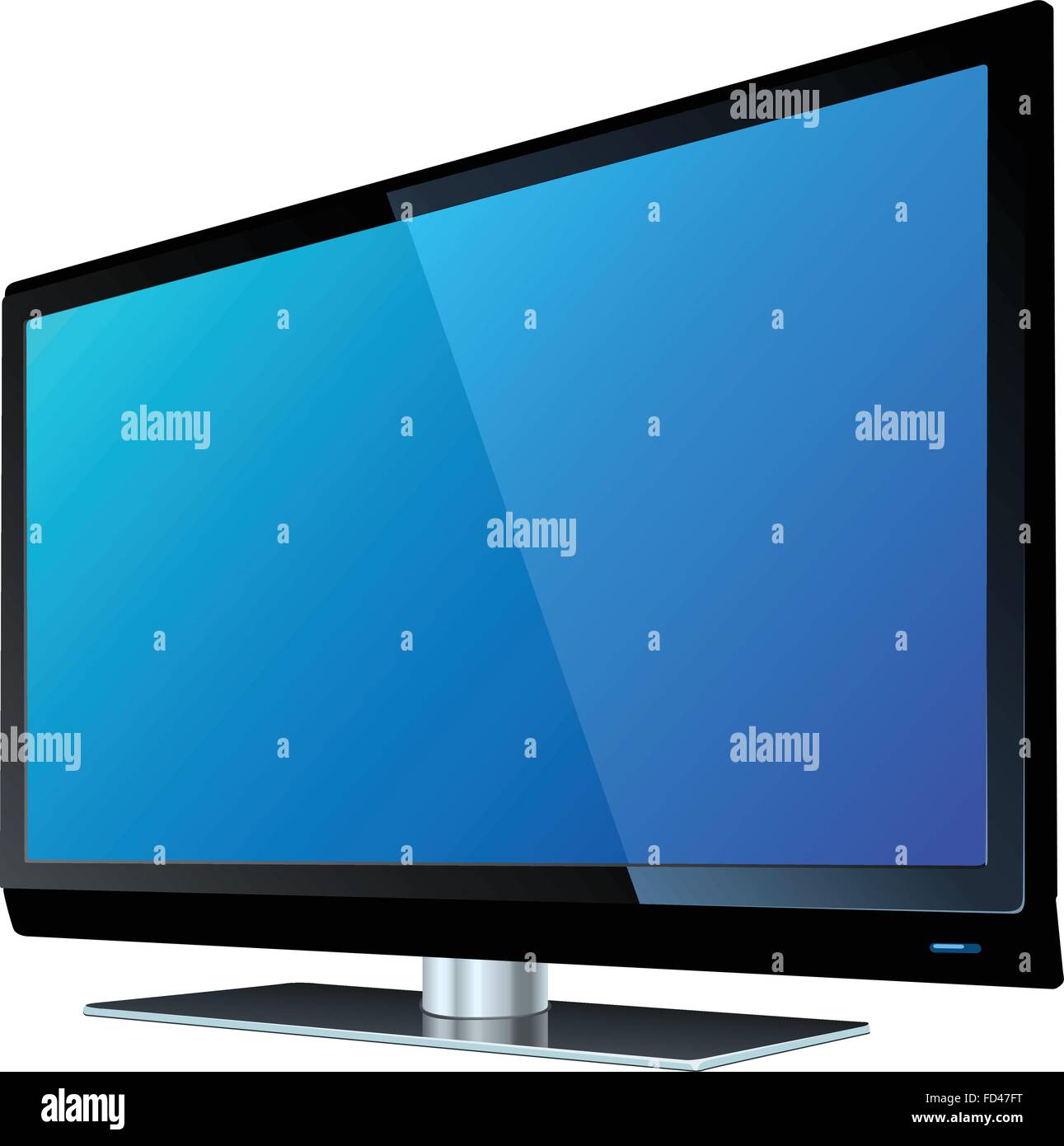 Flat screen tv lcd Stock Vector Image & Art - Alamy