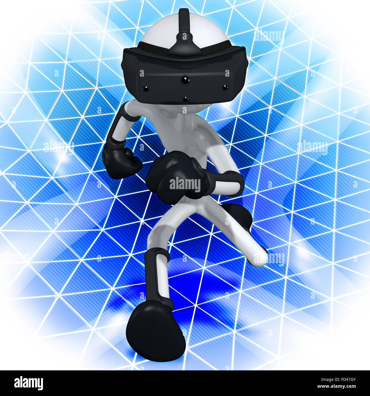 Virtual Reality illustration Stock Photo - Alamy