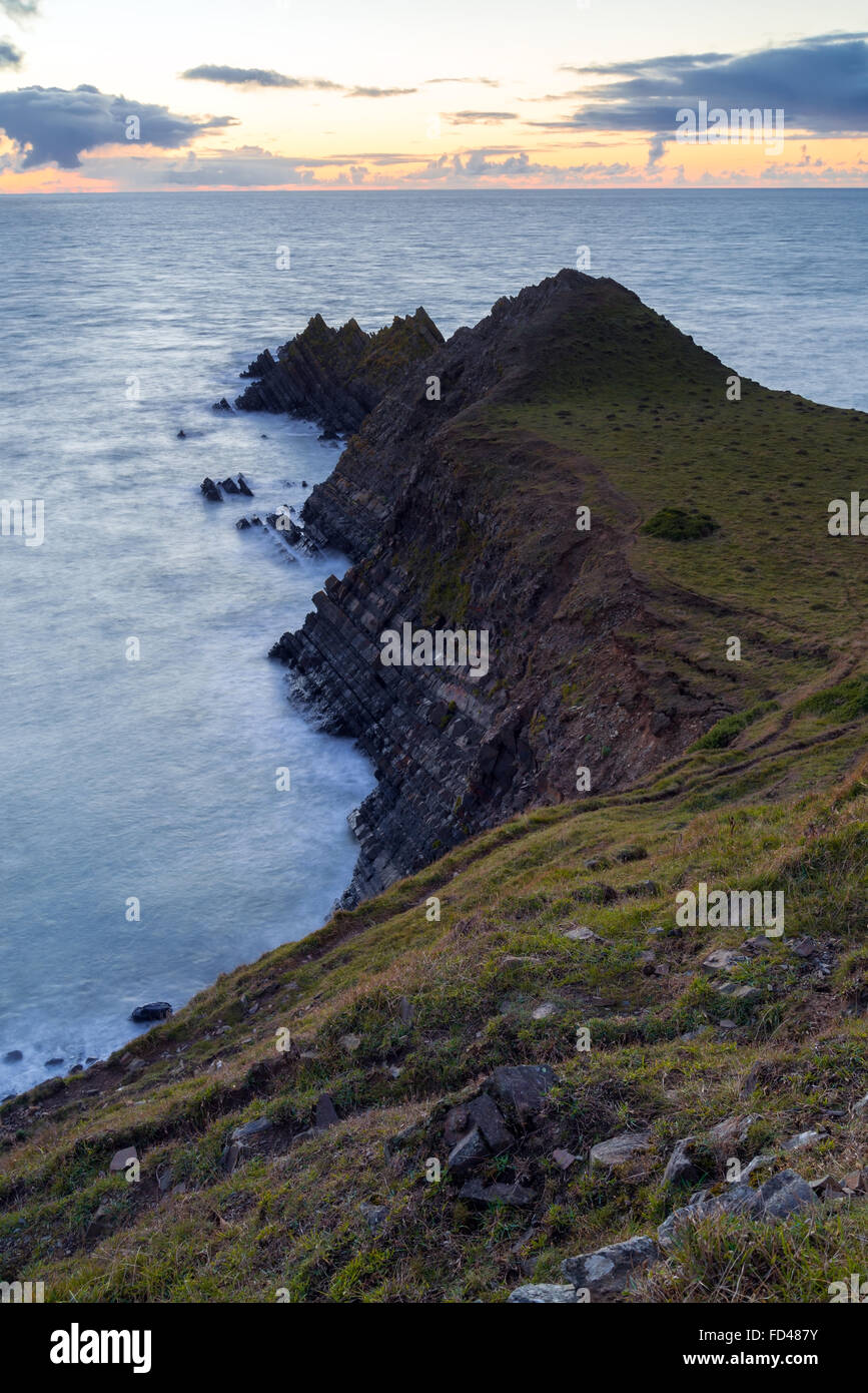 Hartland point devon storm hi-res stock photography and images - Alamy