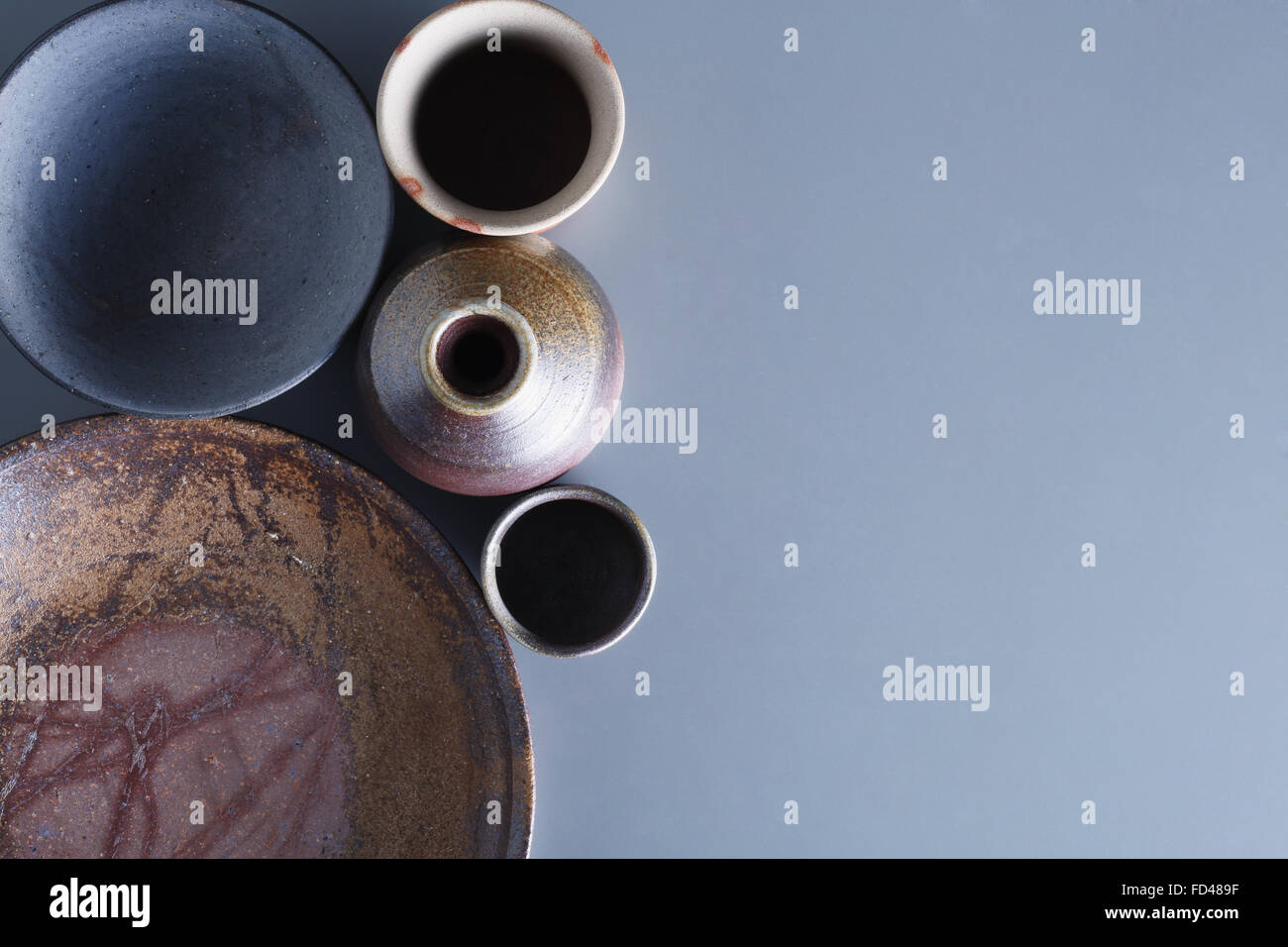 Japanese traditional pottery Stock Photo - Alamy
