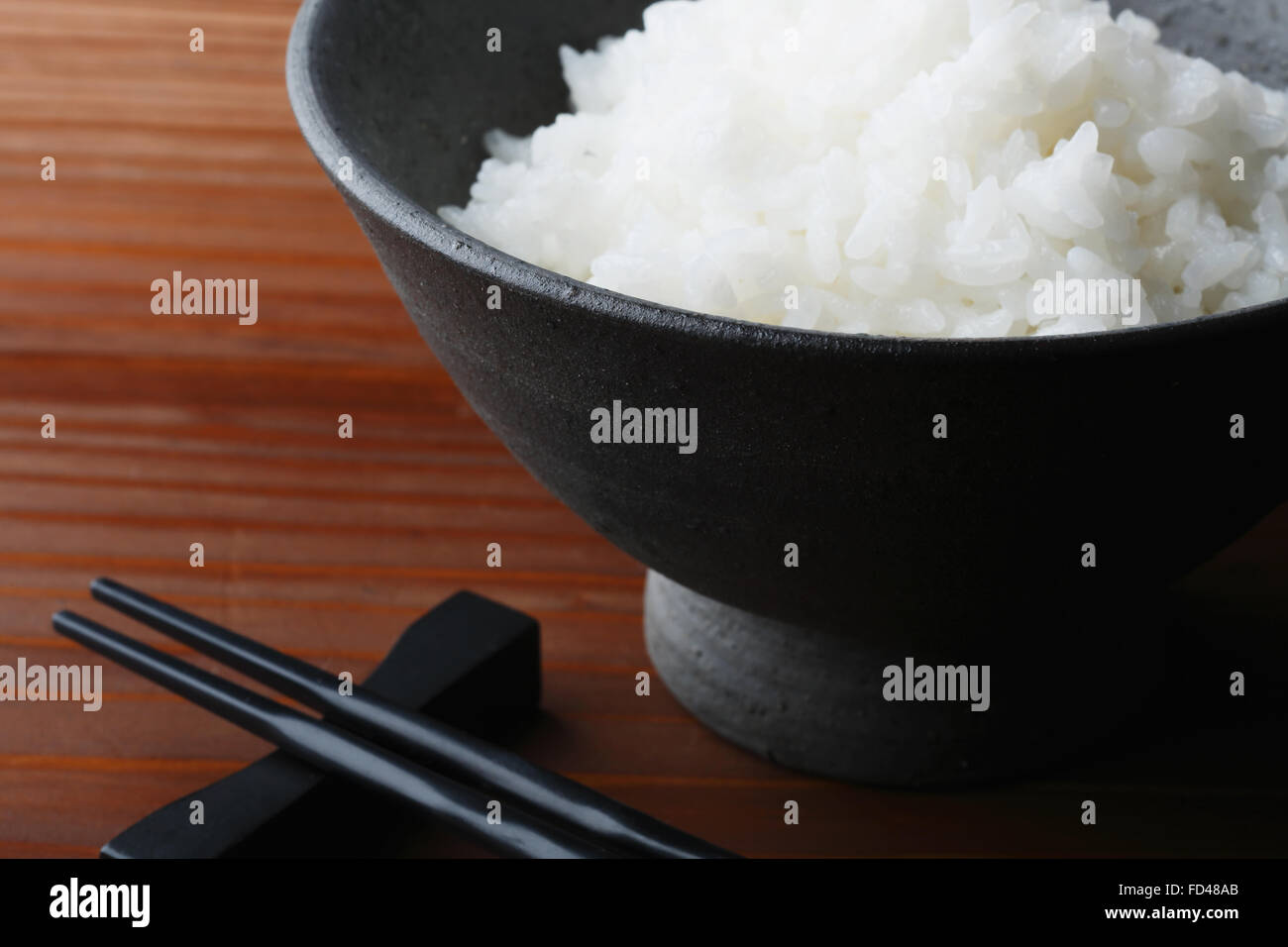 Bowl of white rice Stock Photo - Alamy