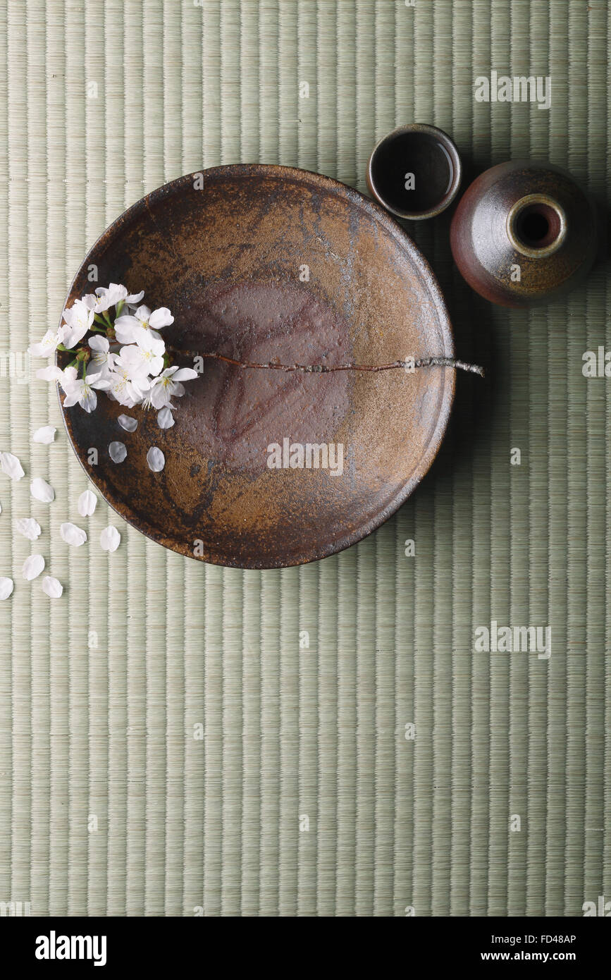 Japanese traditional pottery Stock Photo - Alamy