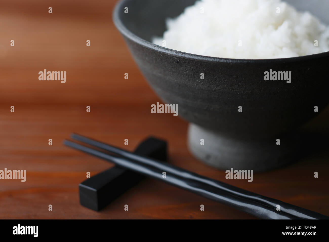Bowl of white rice Stock Photo - Alamy