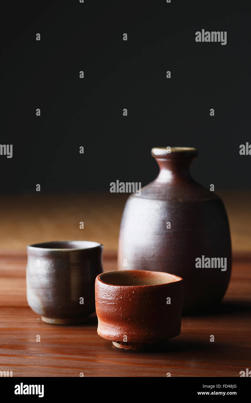 Japanese traditional pottery Stock Photo - Alamy