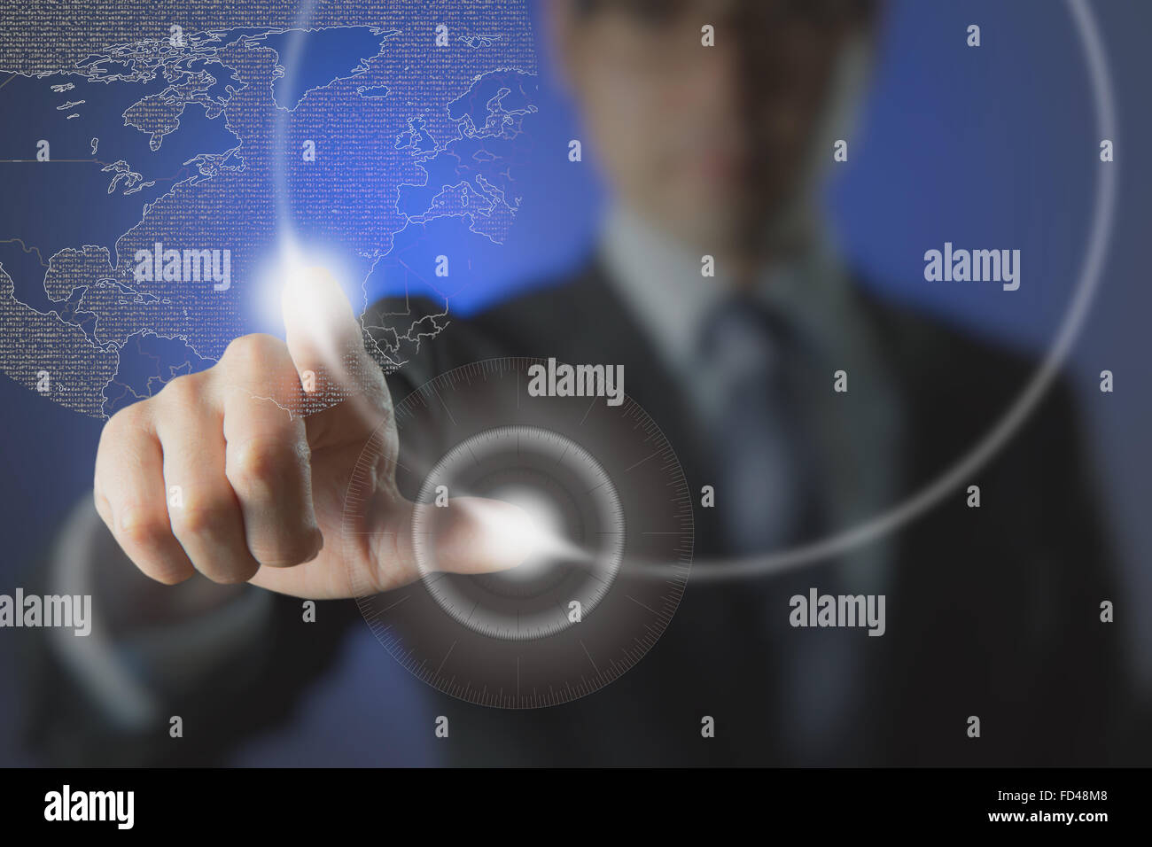 Network map image hi-res stock photography and images - Alamy