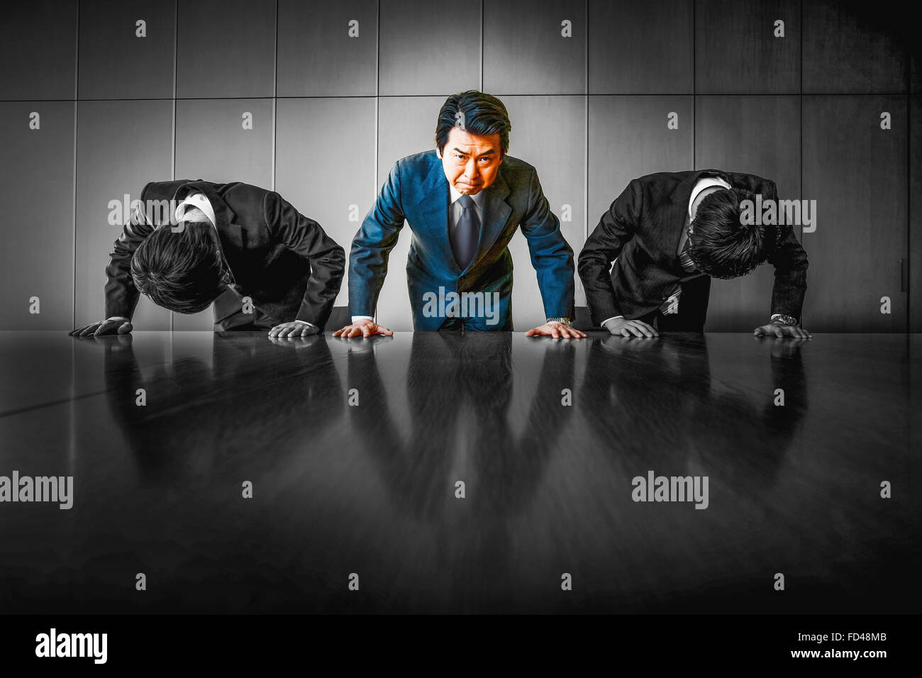 Asian Business People Bowing High Resolution Stock Photography and ...
