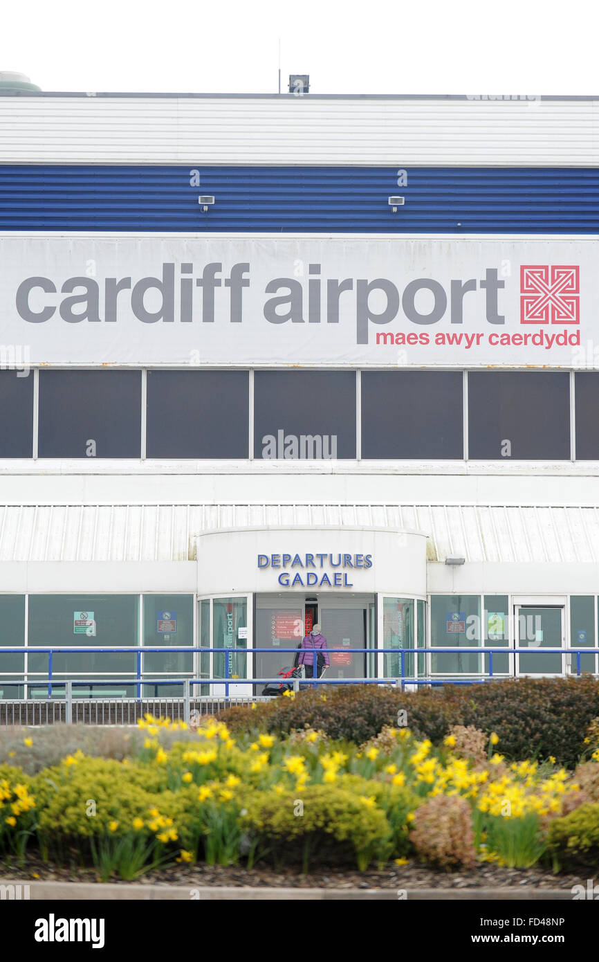 Cardiff airport general view hi-res stock photography and images - Alamy