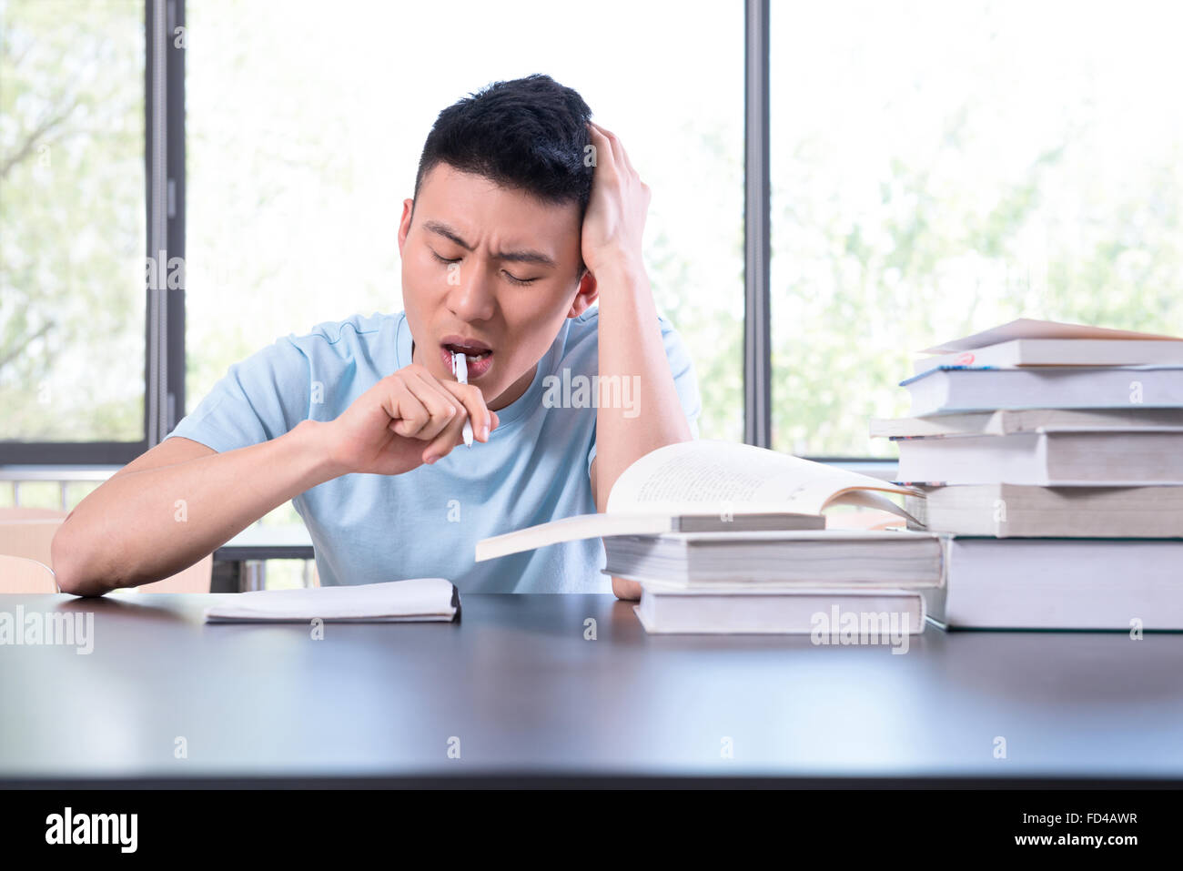 Distraught college student hi-res stock photography and images - Alamy