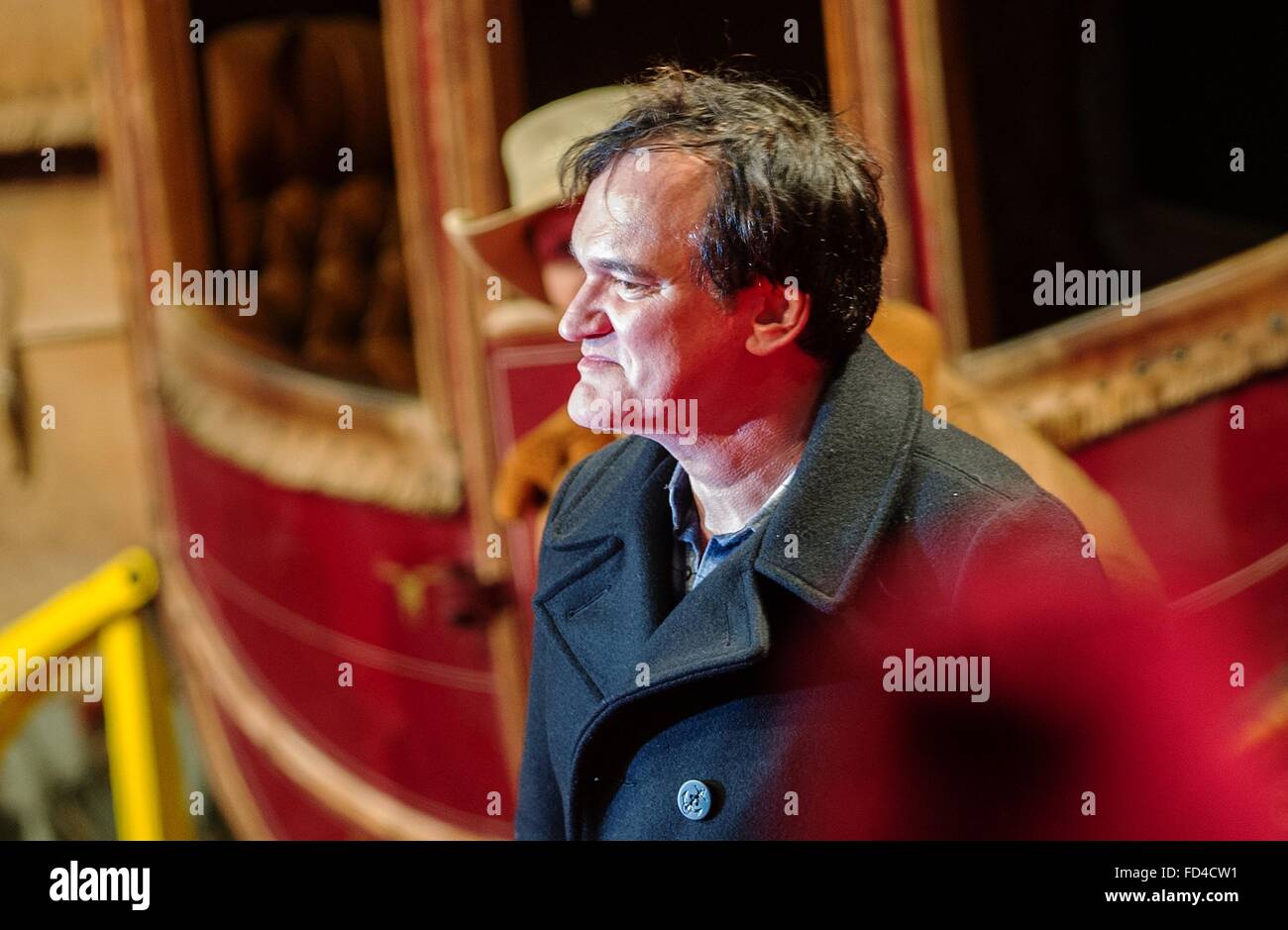 Berlin, Germany. 26th Jan, 2016. US director Quentin Tarantino poses at ...